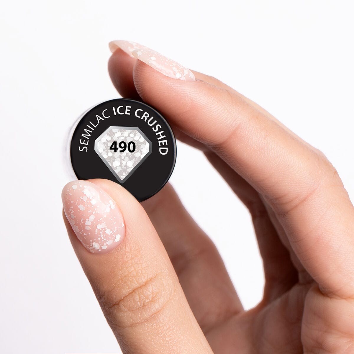 Semilac – Vernis semi-permanent 490 Ice Crushed 7 ml - Profi Nails France